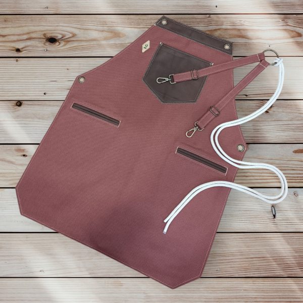 Rustic Red Artisan Apron – 2 Handmade Aprons since 2015