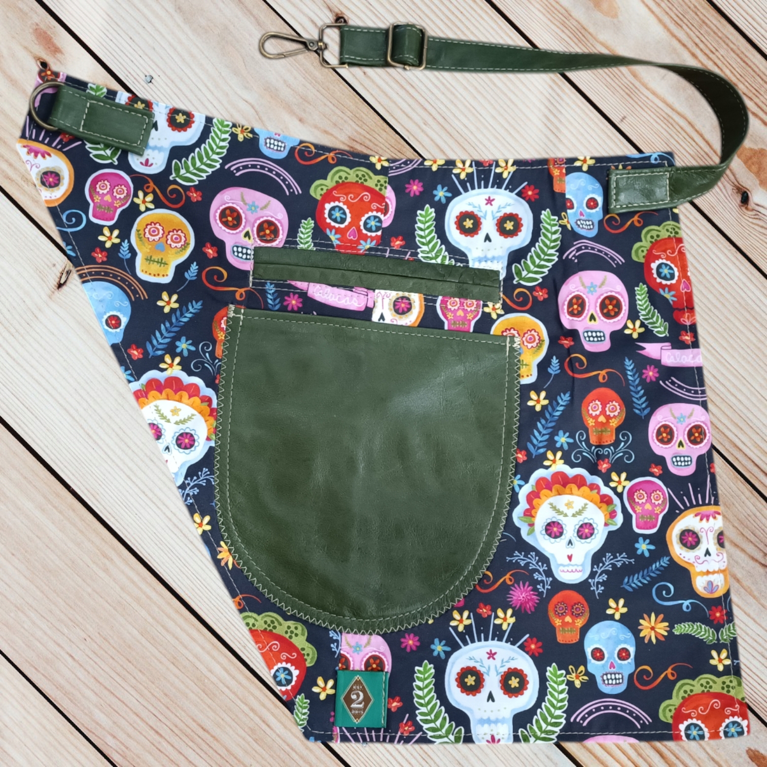 Fiesta Skull Waist Apron – 2 Handmade Aprons since 2015